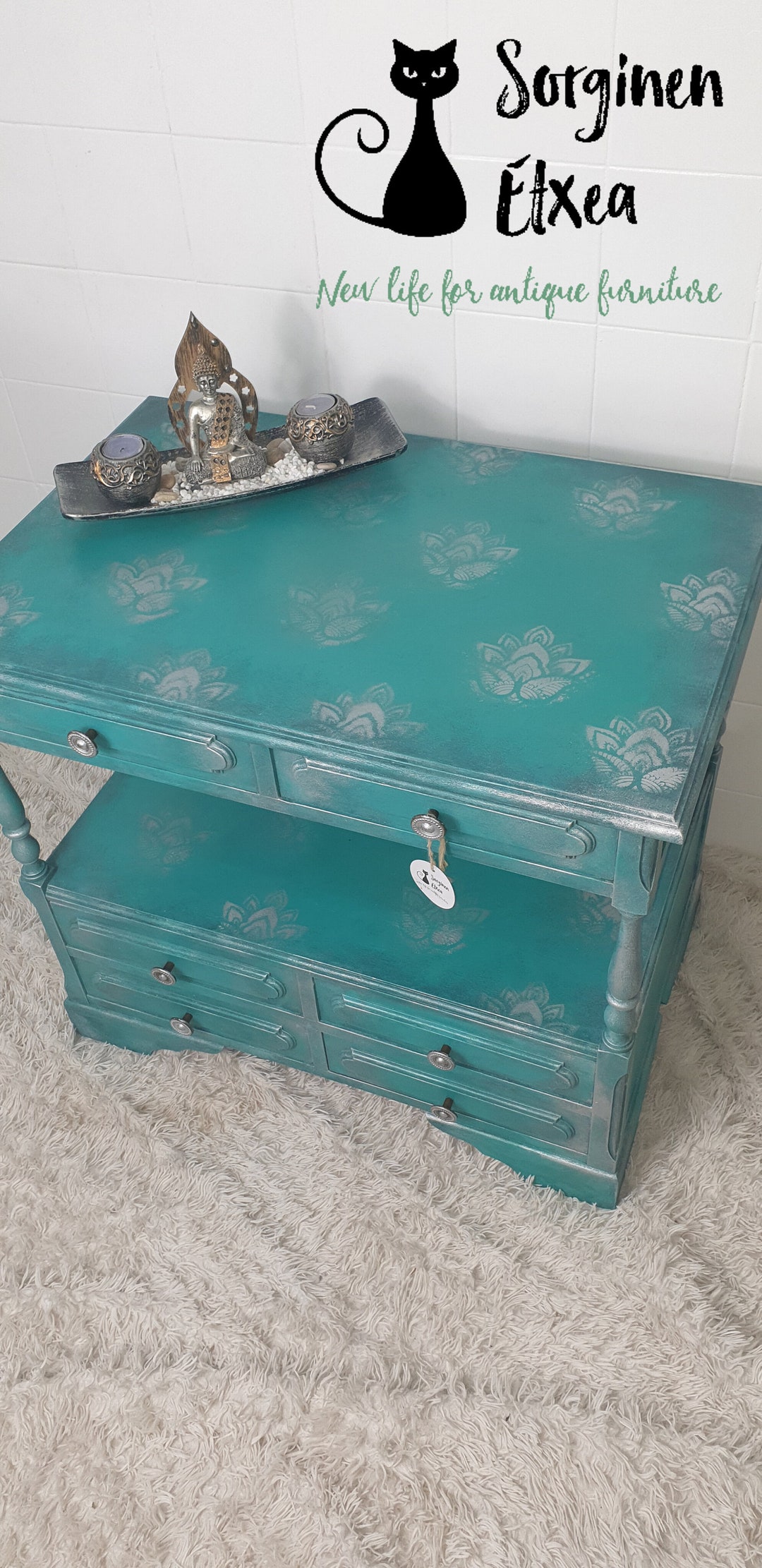 Vintage Auxiliary Sideboard Cabinet, Retro Vintage Television Cabinet ...