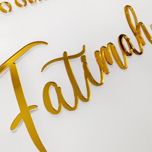 Acrylic Wedding Welcome Sign, Nikkah Sign, Personalized Arabic ...