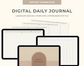 365-day Landscape Digital Daily Journal Book Hyperlinked PDF - Etsy