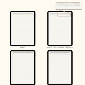 365-day Portrait Digital Daily Journal Book | Hyperlinked PDF File ...