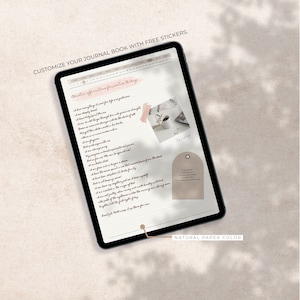 365-day Portrait Digital Daily Journal Book | Hyperlinked PDF File ...