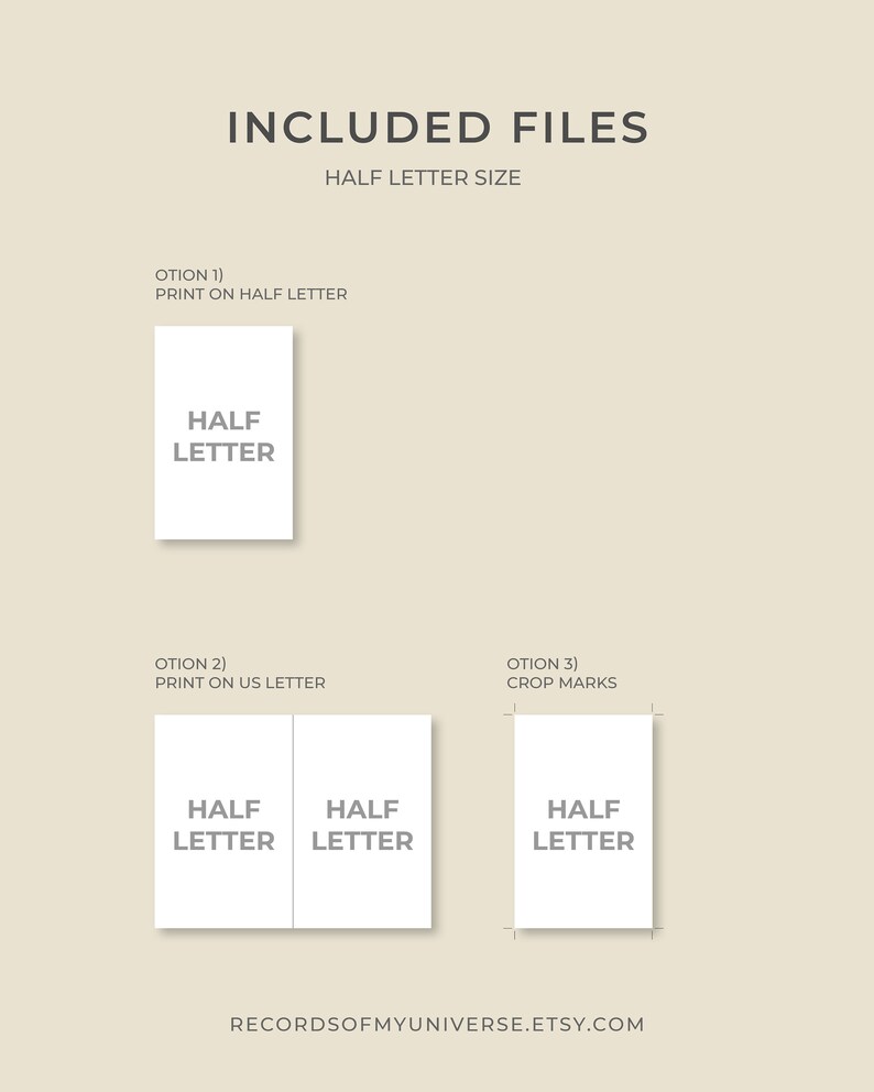 5 Colors of Printable Dot Grid Paper Available in 4 Sizes A4, A5 ...