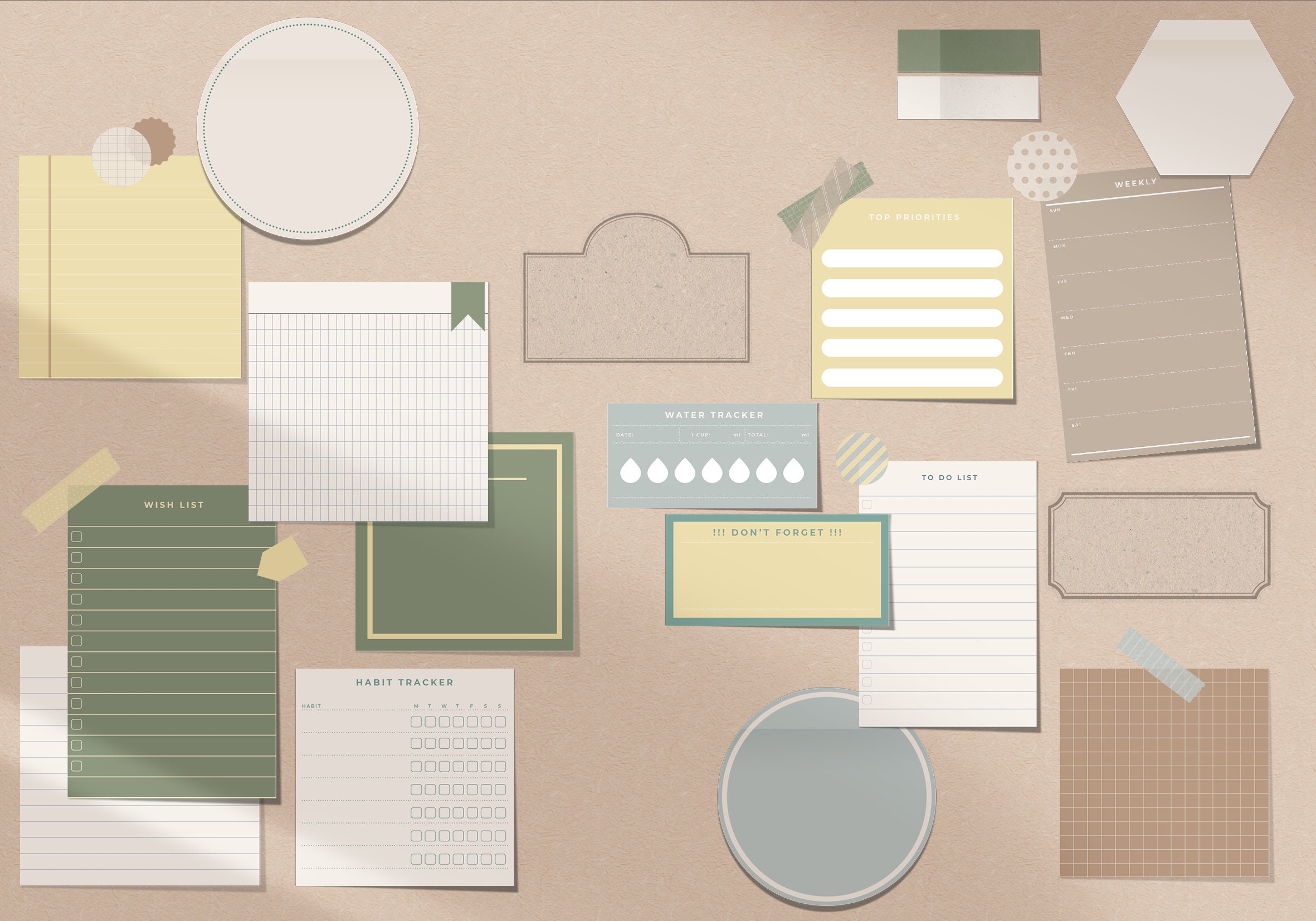 Minimal & Basic Digital Sticker Pack for Good Notes|digital Stickers ...