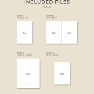 5 Colors of Printable Square Grid Paper Available in 4 Sizes | A4, A5 ...