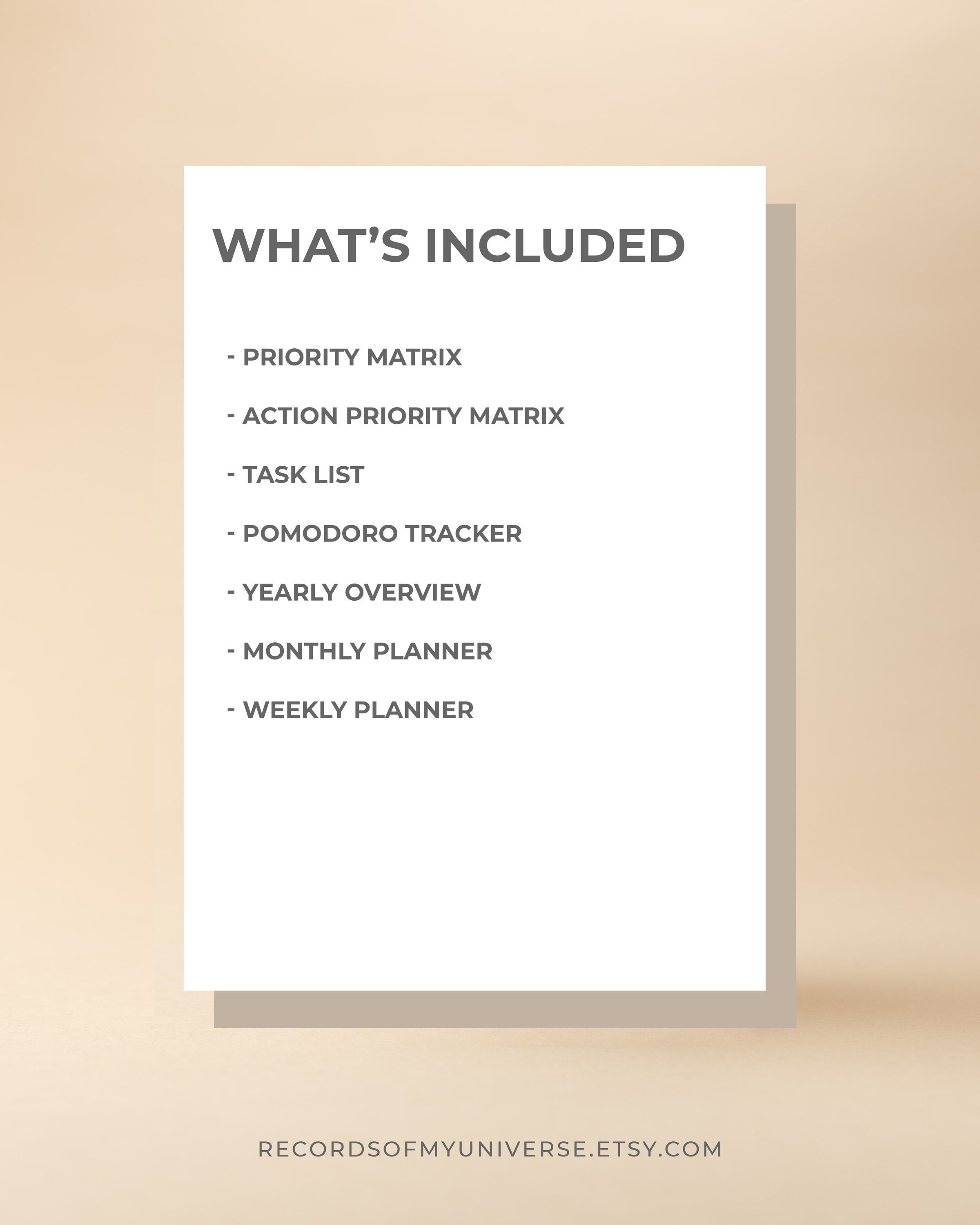 Printable & Editable Time Management Bundle | A4, A5, Letter, Half ...