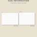 Printable & Editable Minimal Square Grid Planner Template - Etsy