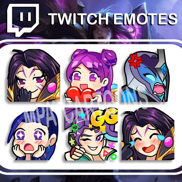Twitch Emotes Kaisa - Etsy