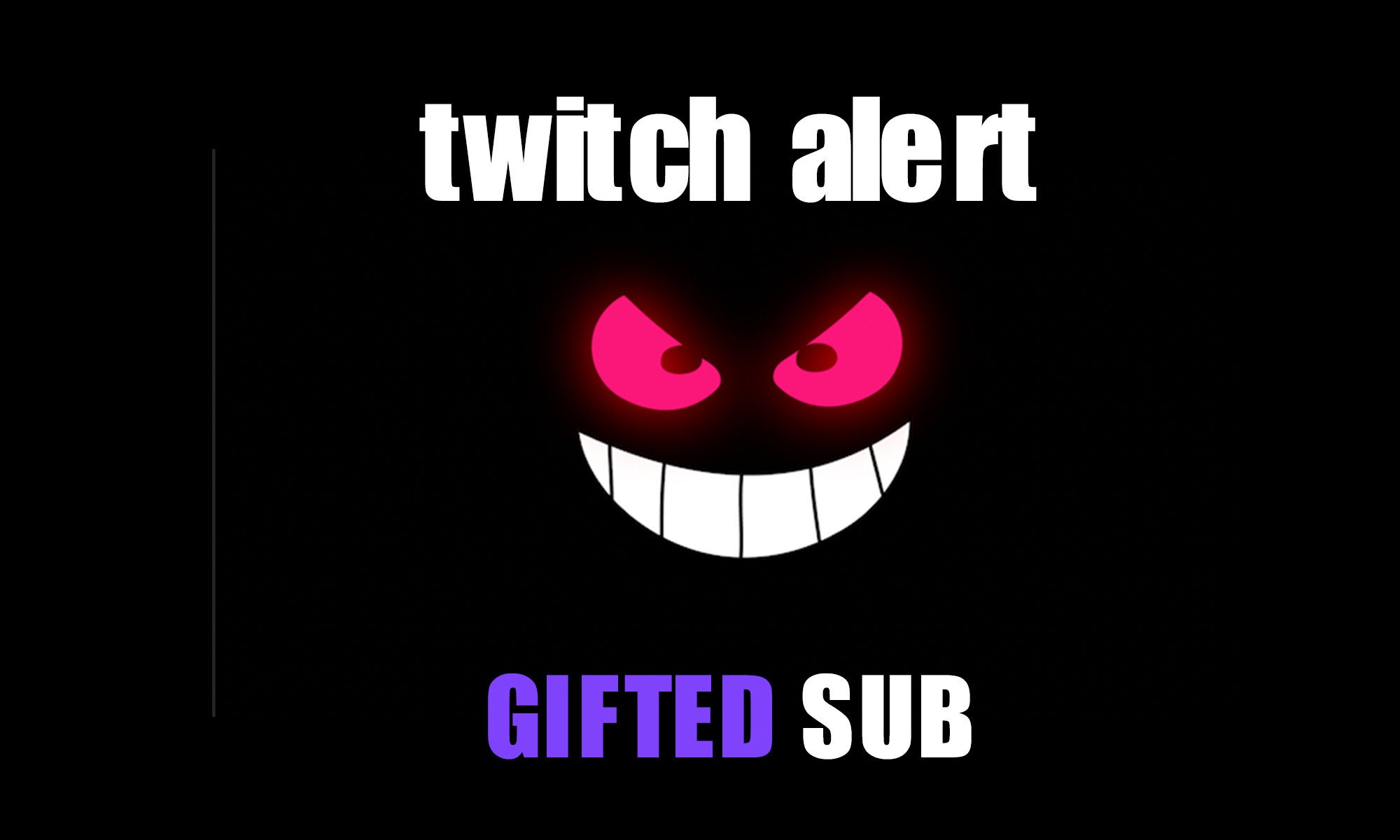 Gifted Sub Altert for Streaming - Gengar - Etsy