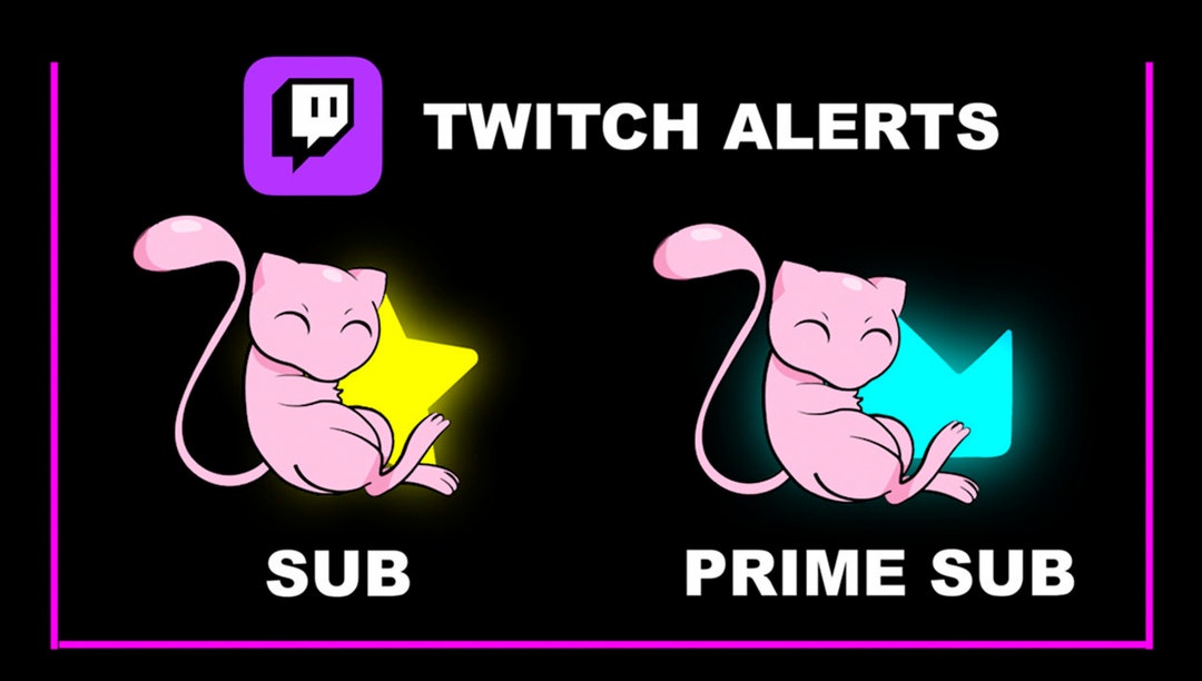 Sub Alterts for Streaming - Mew - Etsy