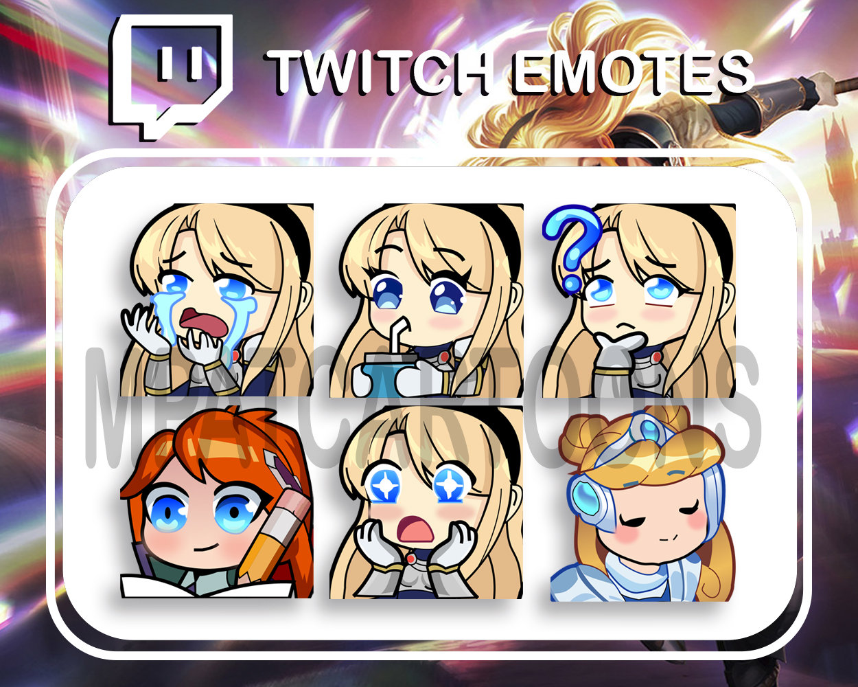 X4 Twitch Emotes 2 Animated Emotes league of Legends Lux - Etsy Canada