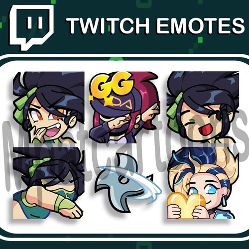 X5 Animated Twitch Emotes league of Legends Miss Fortune - Etsy