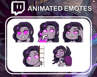 Morgana Animated Emotes | League of Legends - Etsy