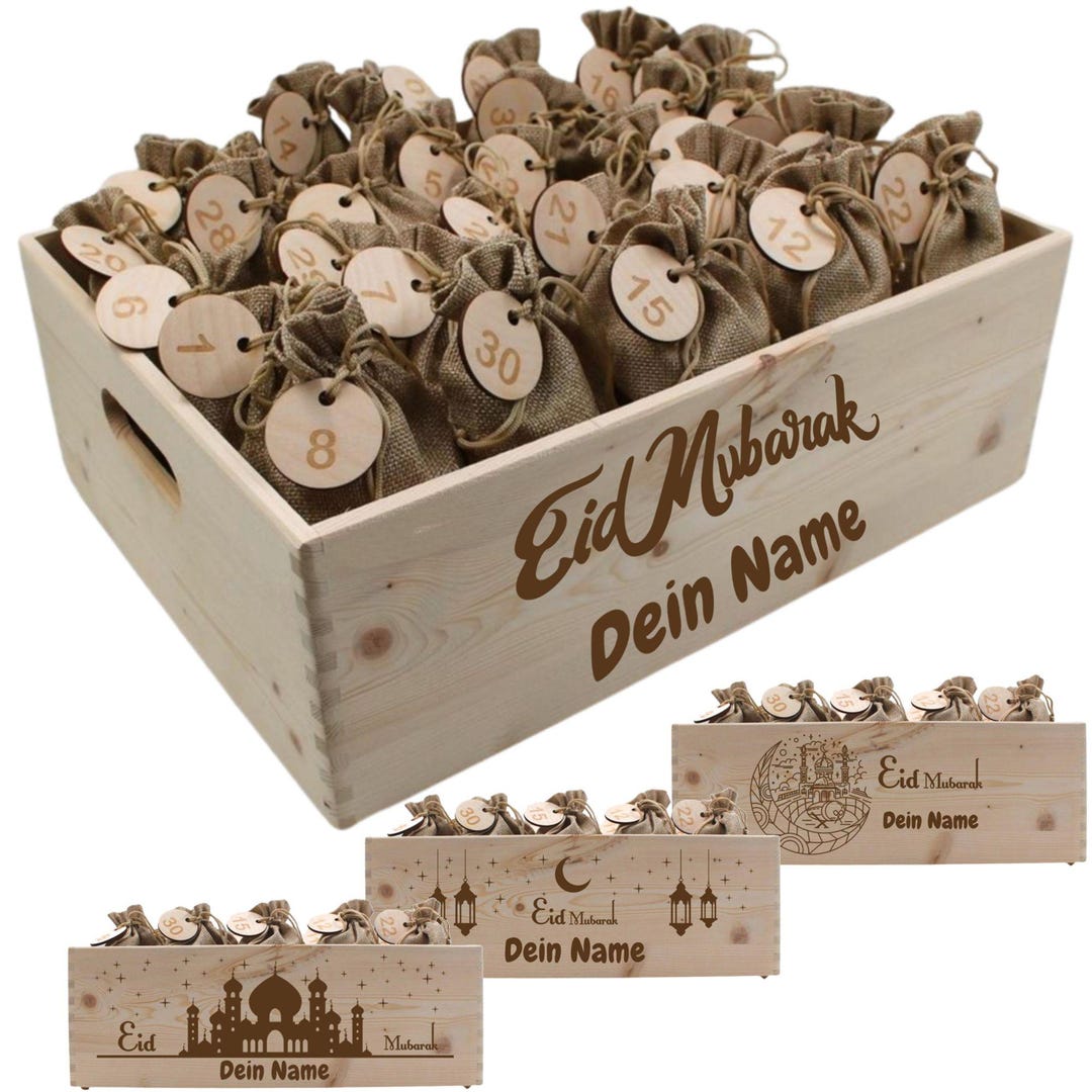Personalized Ramadan Box, Eid Mubarak, Ramadan Calendar to Fill ...