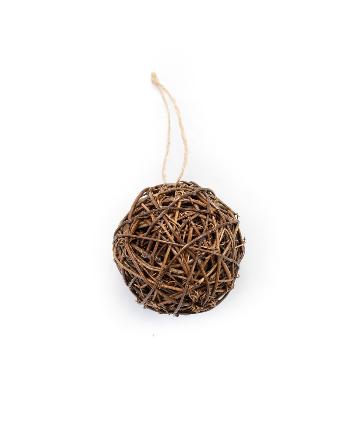 Twig Ball Ornament, Eco Friendly, Handmade in Haiti, Artisan Made, Fair ...
