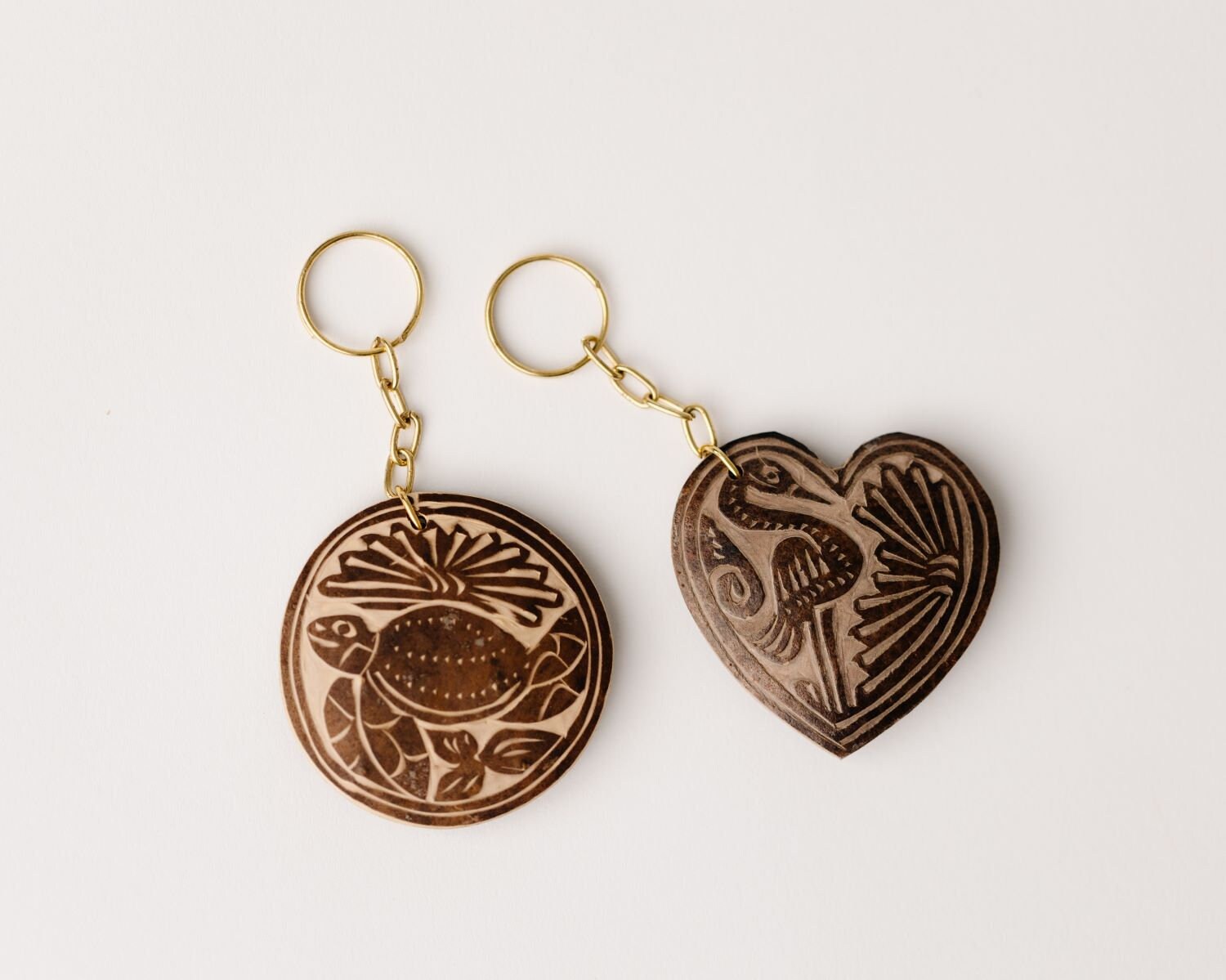 Hand Carved Jicara Key Chain - Etsy