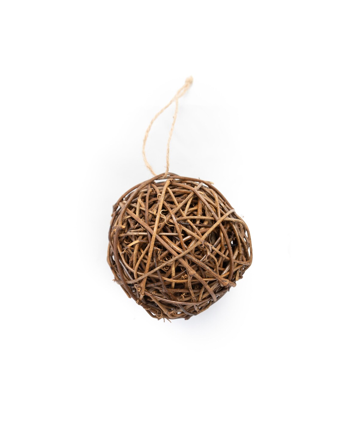 Twig Ball Ornament - Etsy