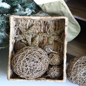Twig Ball Ornament - Etsy