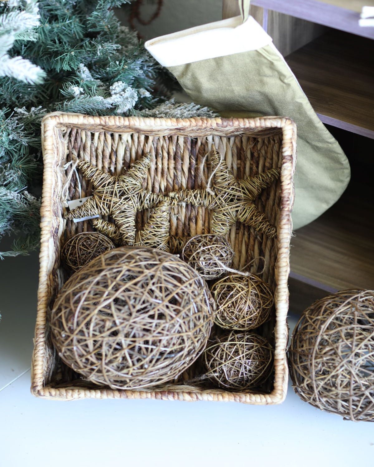 Twig Ball Ornament, Eco Friendly, Handmade in Haiti, Artisan Made, Fair ...
