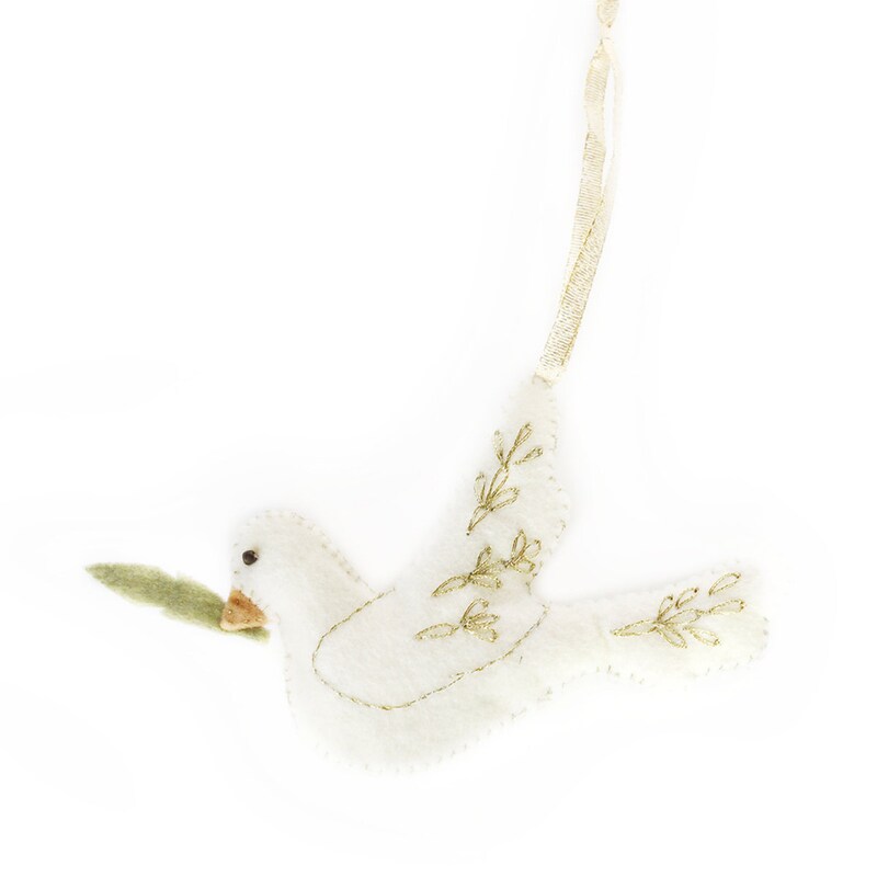 Felted Dove - Etsy