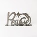 Peace Standing Metal Art - Etsy