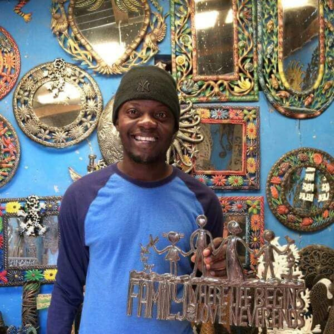 Handmade Recycled Metal Peace Nativity Art, Haitian Steel Drum Decor - Etsy