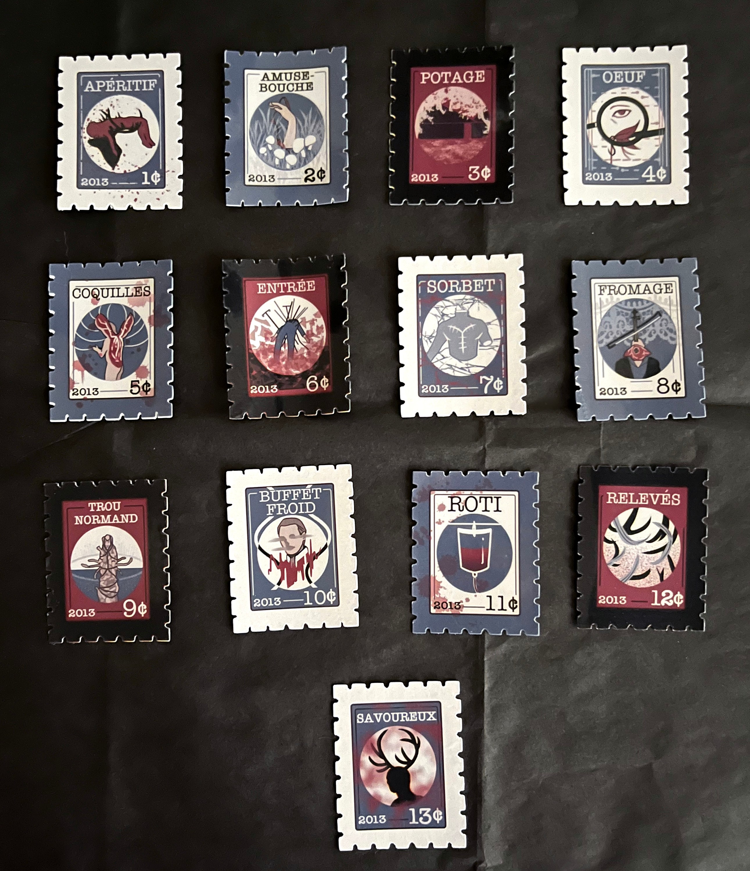 Hannibal S1 Sticker Stamps - Etsy