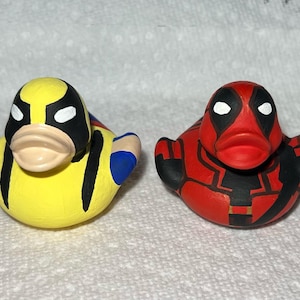 Deadpool X Wolverine Ducks - Etsy