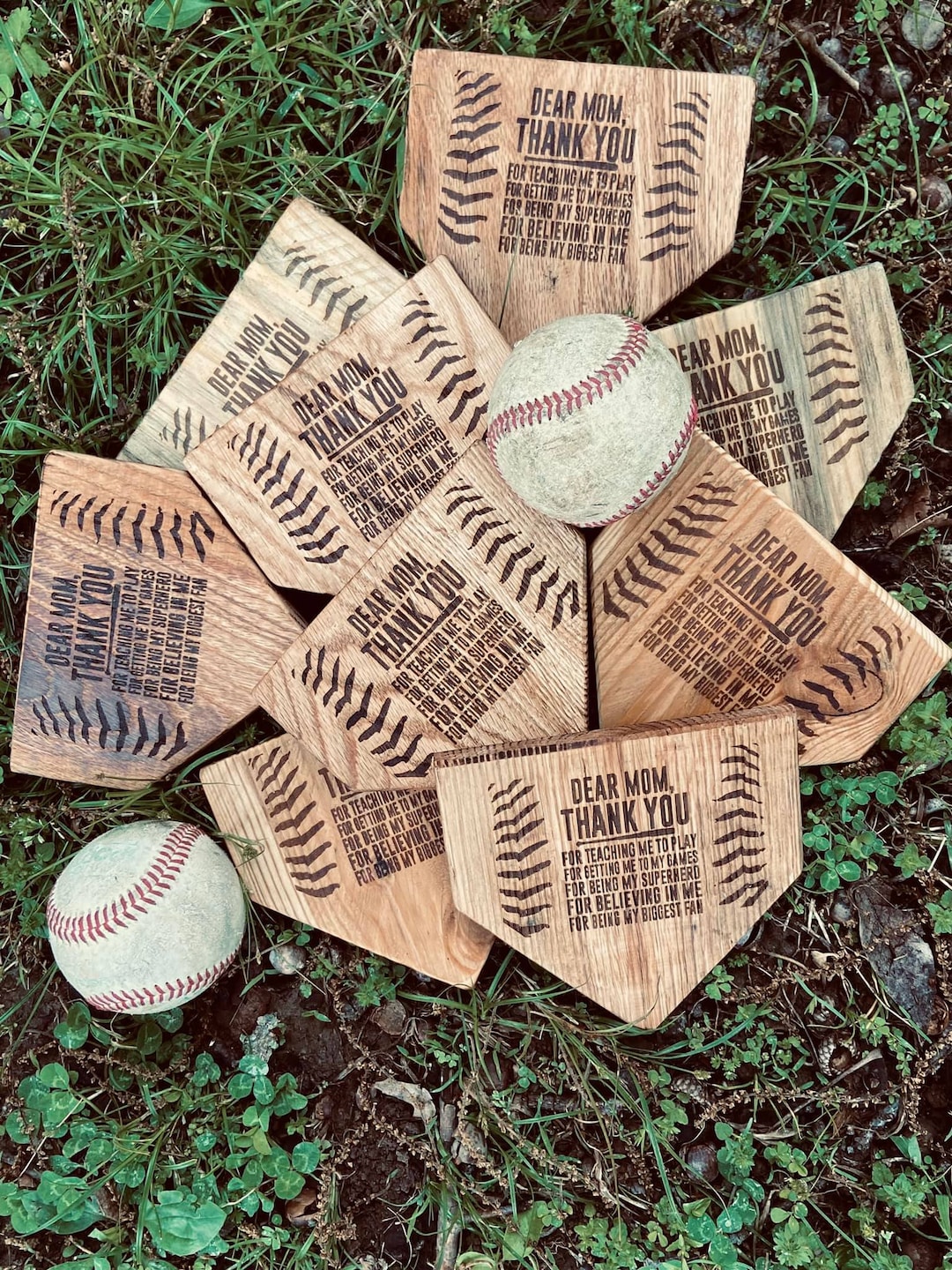 8 Custom Engraved Baseball Homeplate - Etsy