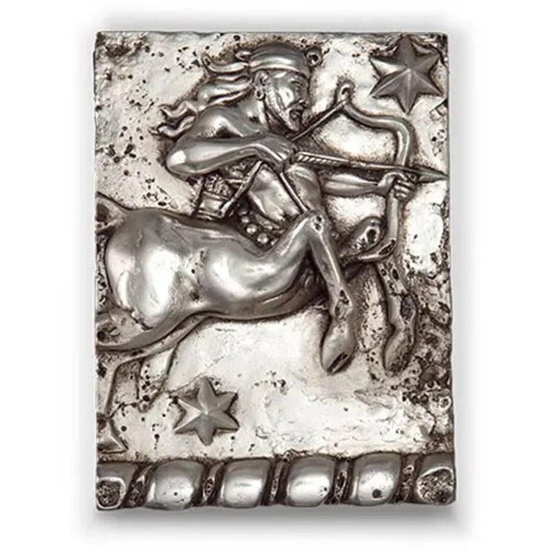 Sid Dickens Memory Block - ZS12 Sagittarius Silver Finish - Etsy