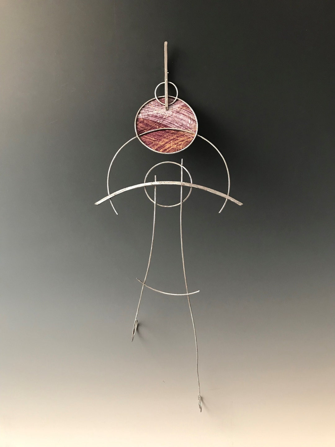 Wall Sculpture-guiding Planet-steel and Paper-original Art - Etsy
