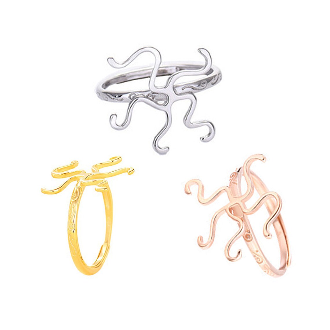Claw Ring Mounting Solid Silver 925 Ring Blank Long-lasting Easy Mount ...
