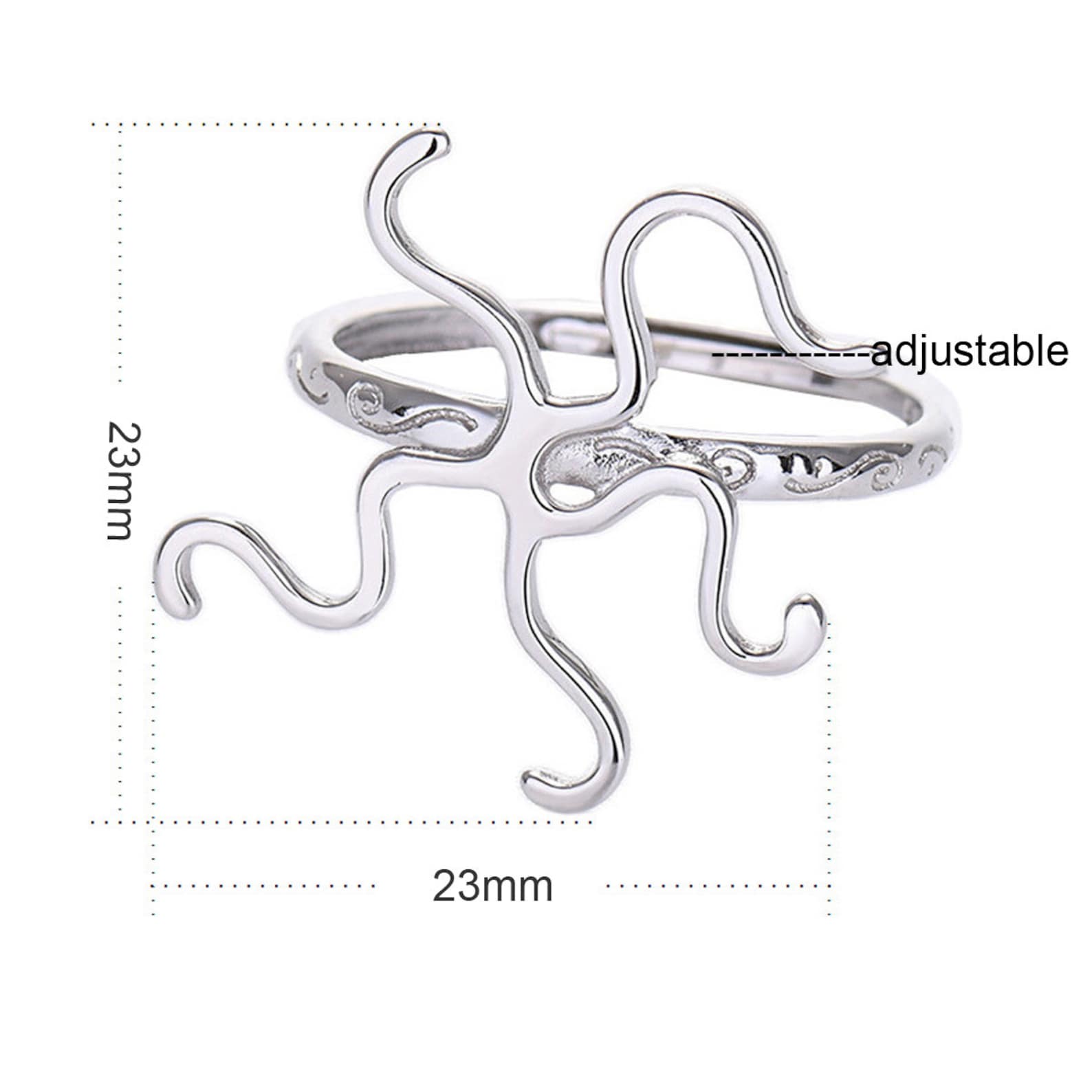 Claw Ring Mounting Solid Silver 925 Ring Blank Long-lasting Easy Mount ...