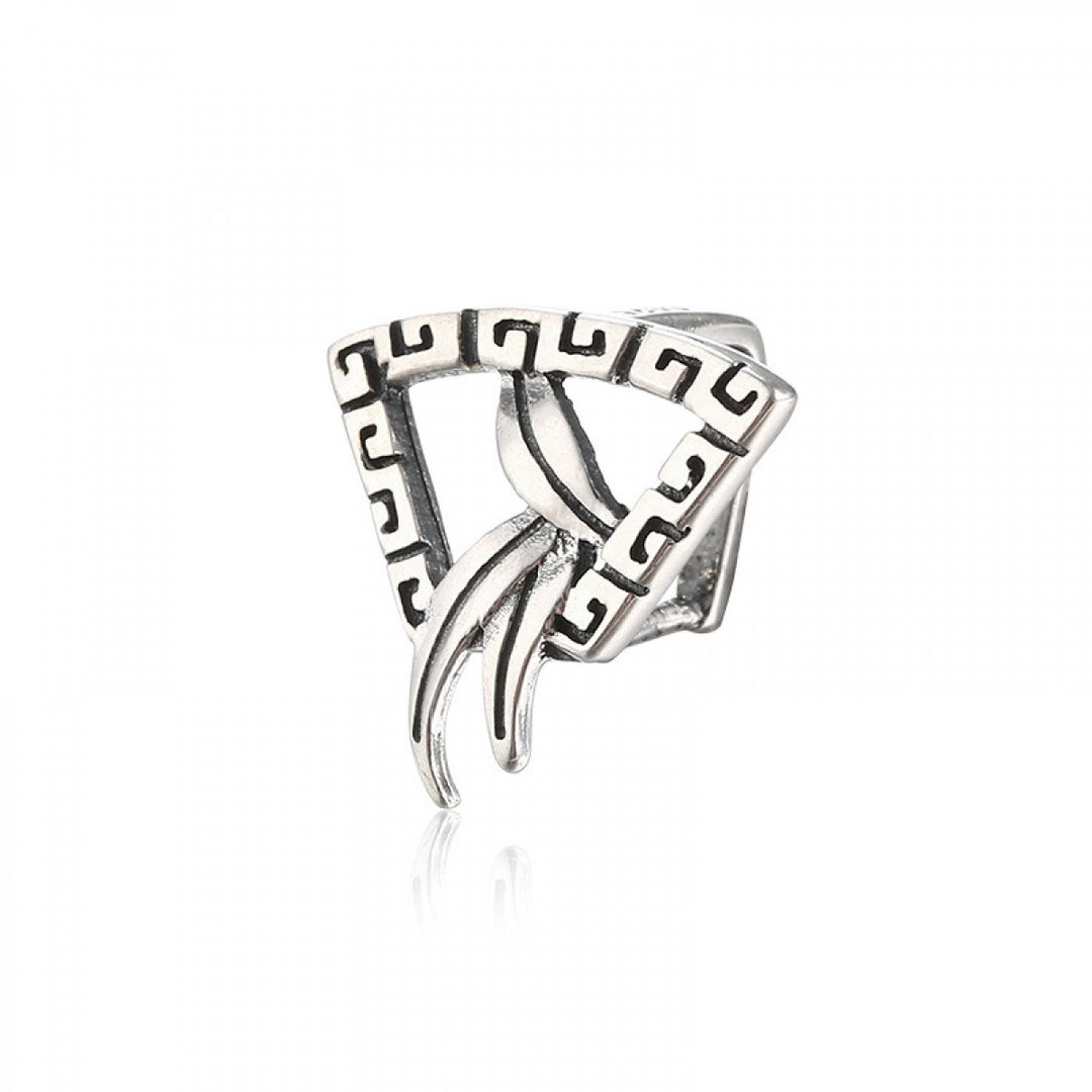 Thai Sterling Silver Pendant Clasp Connectors Bails for Necklace DIY ...