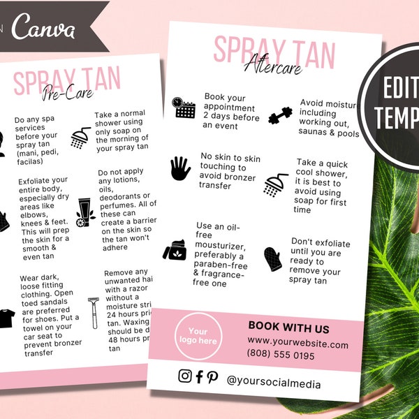 Tan Card Template - Etsy