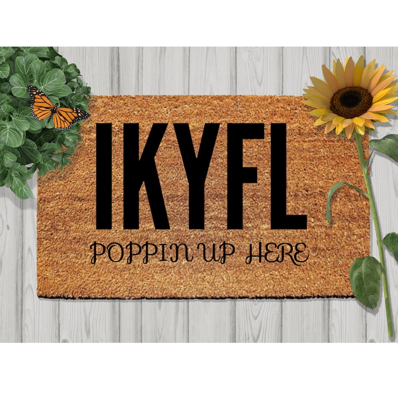 IKYFL Poppin up Here Doormat Funny Doormat - Etsy