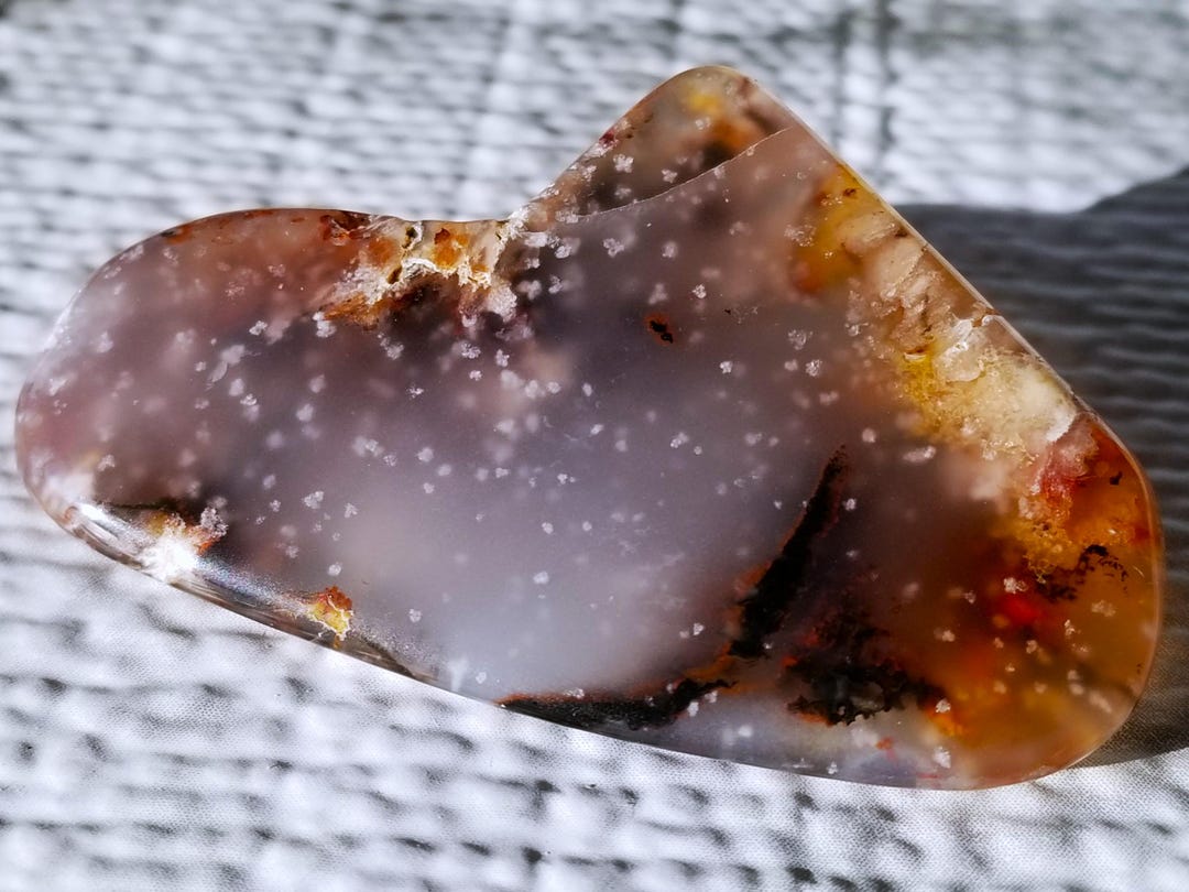 Montana Agate, Montana Flower Agate, Sunset Galaxy Agate, Agate Nodule ...