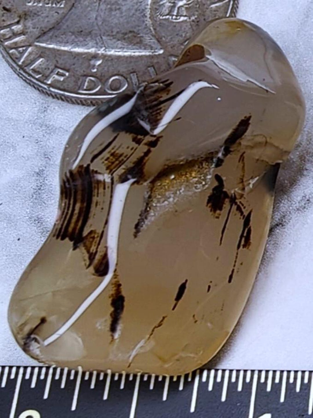 448, Montana Moss Agate, Yellowstone River Moss Agate, Montana Agate ...