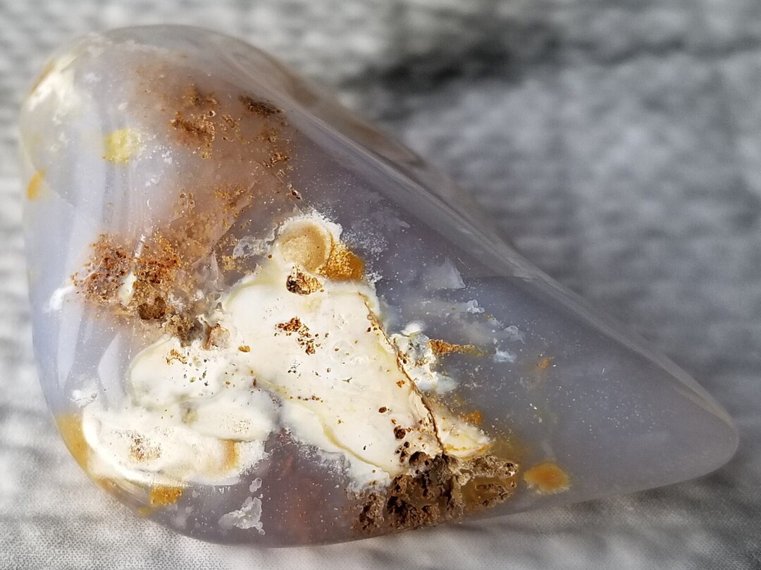 Rare Montana Agate, Madison Blue Agate, Montana Blue Agate, Montana ...