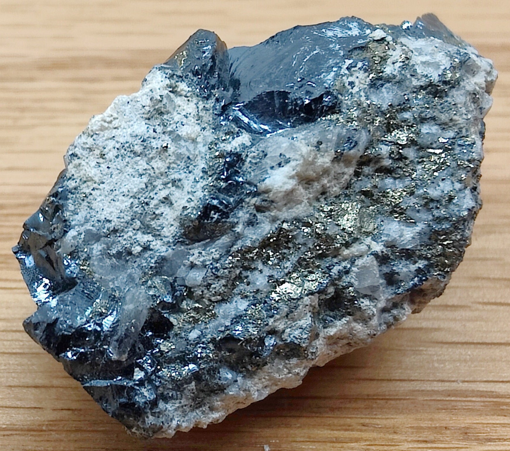 1 Montana Digenite, Butte Digenite, Butte Pyrite, Quartz, Butte Mineral ...