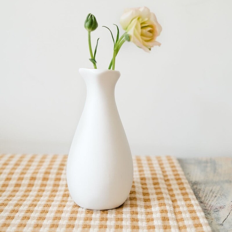White Vase - Etsy