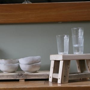 Miniature Milking Stool Wooden Counter Display Stand Rustic Display ...