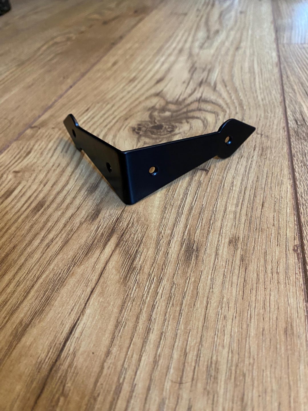 Corner Strap Set of 4 Satin Black Spearhead 95x95mm for Wooden Box ...