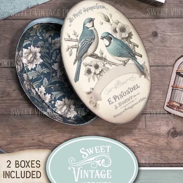 Classic Box Template SVG, PDF, 8.5x11, A4, A3 Sheet Instant Download ...