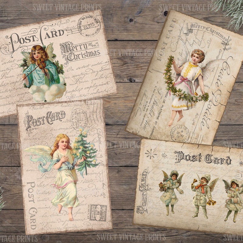 Angel Postcard - Etsy