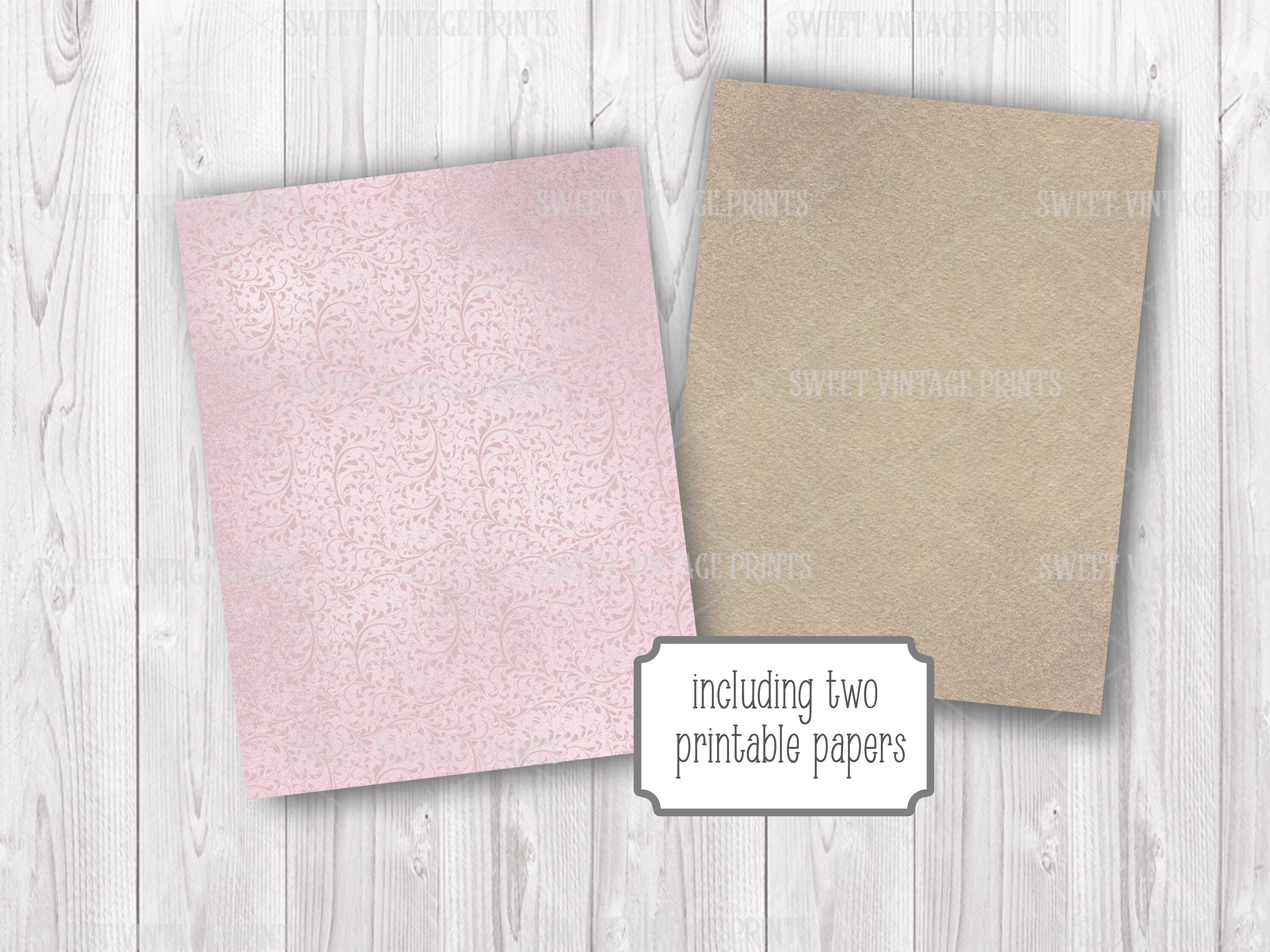 Vintage Rose Folio Shabby Rose Folder Loaded Envelope Roses - Etsy