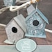 Birdhouse Box Printable | Vintage Bird DIY Gift Box | Birdhouse Digital ...