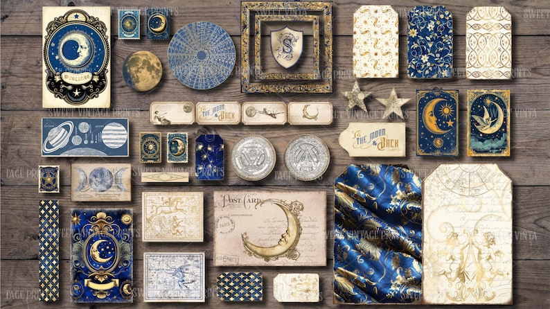 Himmlischer Geist Junk Journal Bundle | Januar 2026 Premium Kit | Junk ...