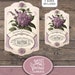 Vintage Lilac Ephemera Tags, Lilac Labels, Lilac Junk Journal, Lilac ...