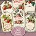 Vintage Strawberry Ephemera Tags, Strawberry Labels, Strawberry Jam ...