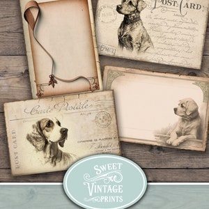 Dog Lover's Journal Ephemera Pack, Dog Junk Journal Kit, Dog Journal ...